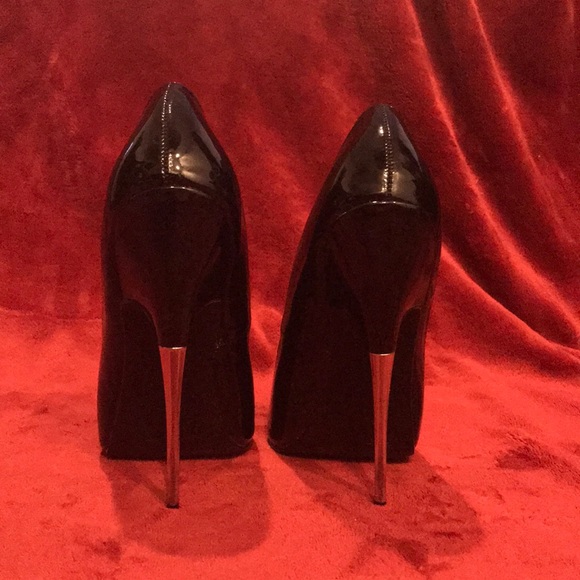 Shoes | Pleaser Devious Dagger Metal Heel Stilettos | Poshmark